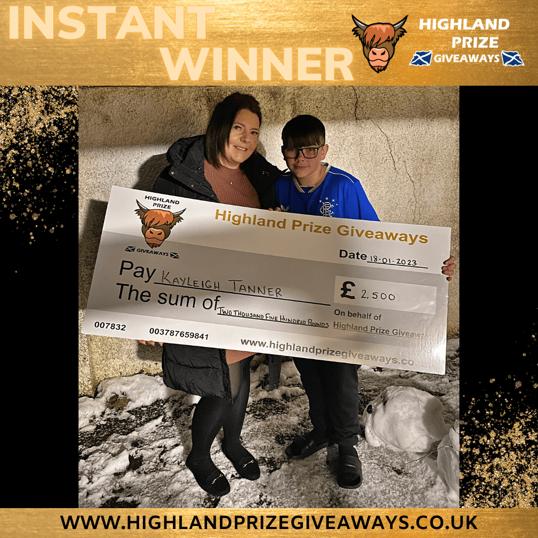 Winners – Highland Prize Giveaways