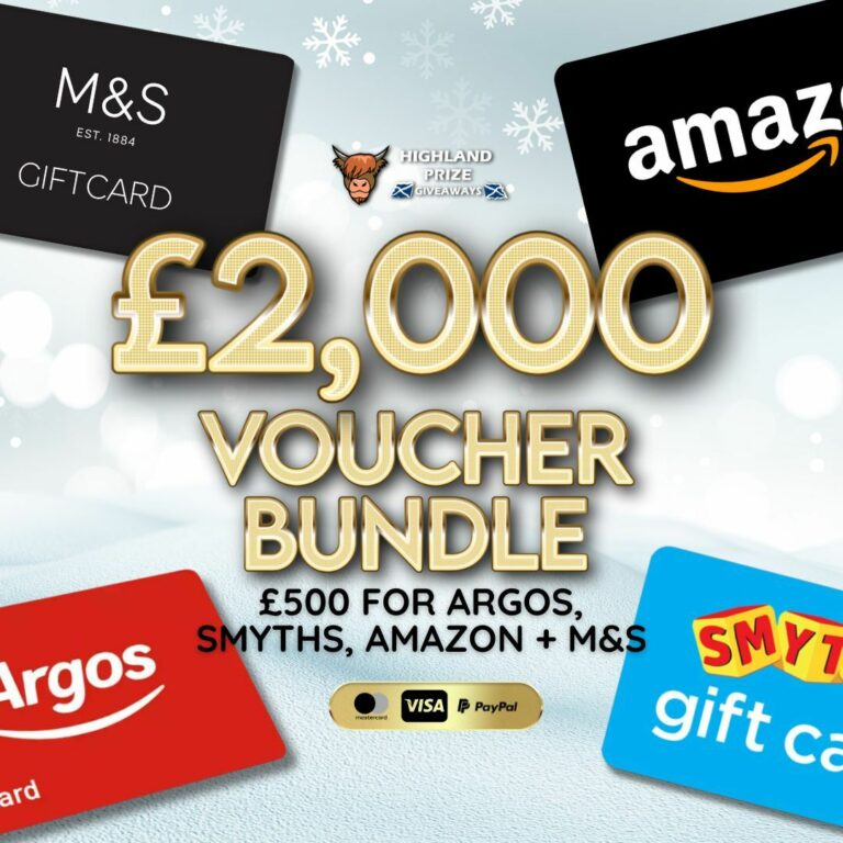 £2,000 VOUCHER BUNDLE - Highland Prize Giveaways