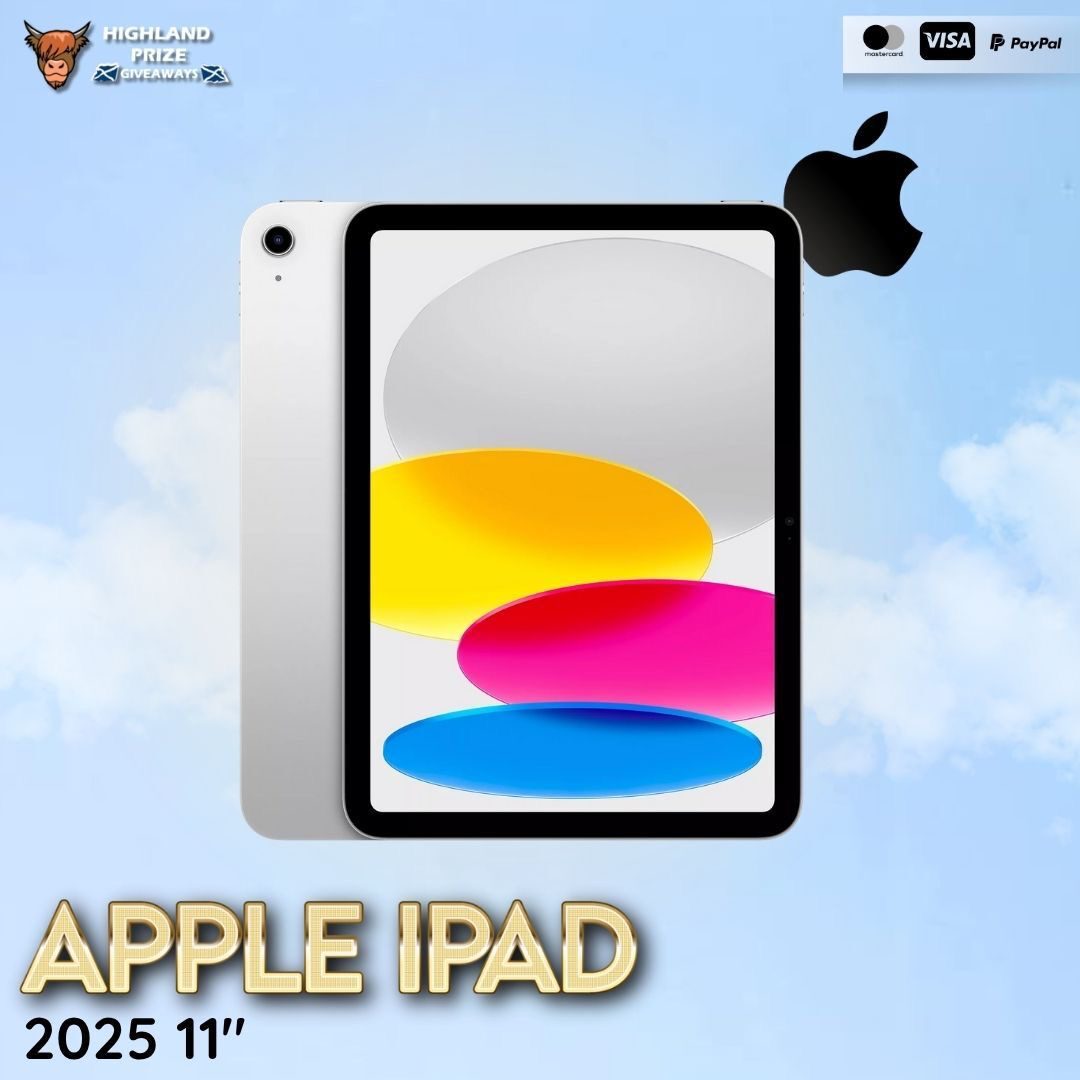 APPLE IPAD 2025 11 INCH WI-FI 128GB – SILVER OR £250 CASH ALTERNATIVE ...